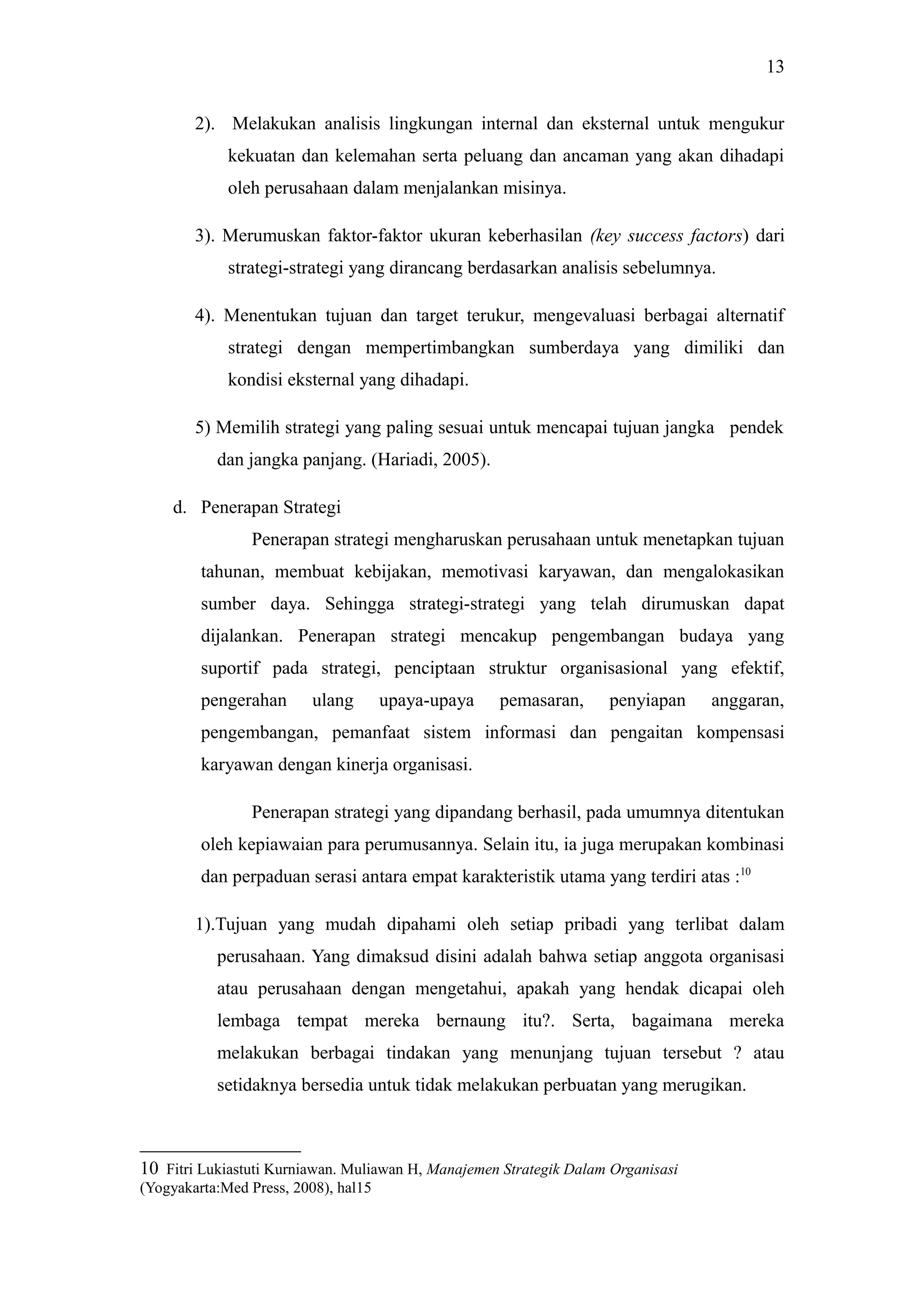 Teori swot & strategi | RTF