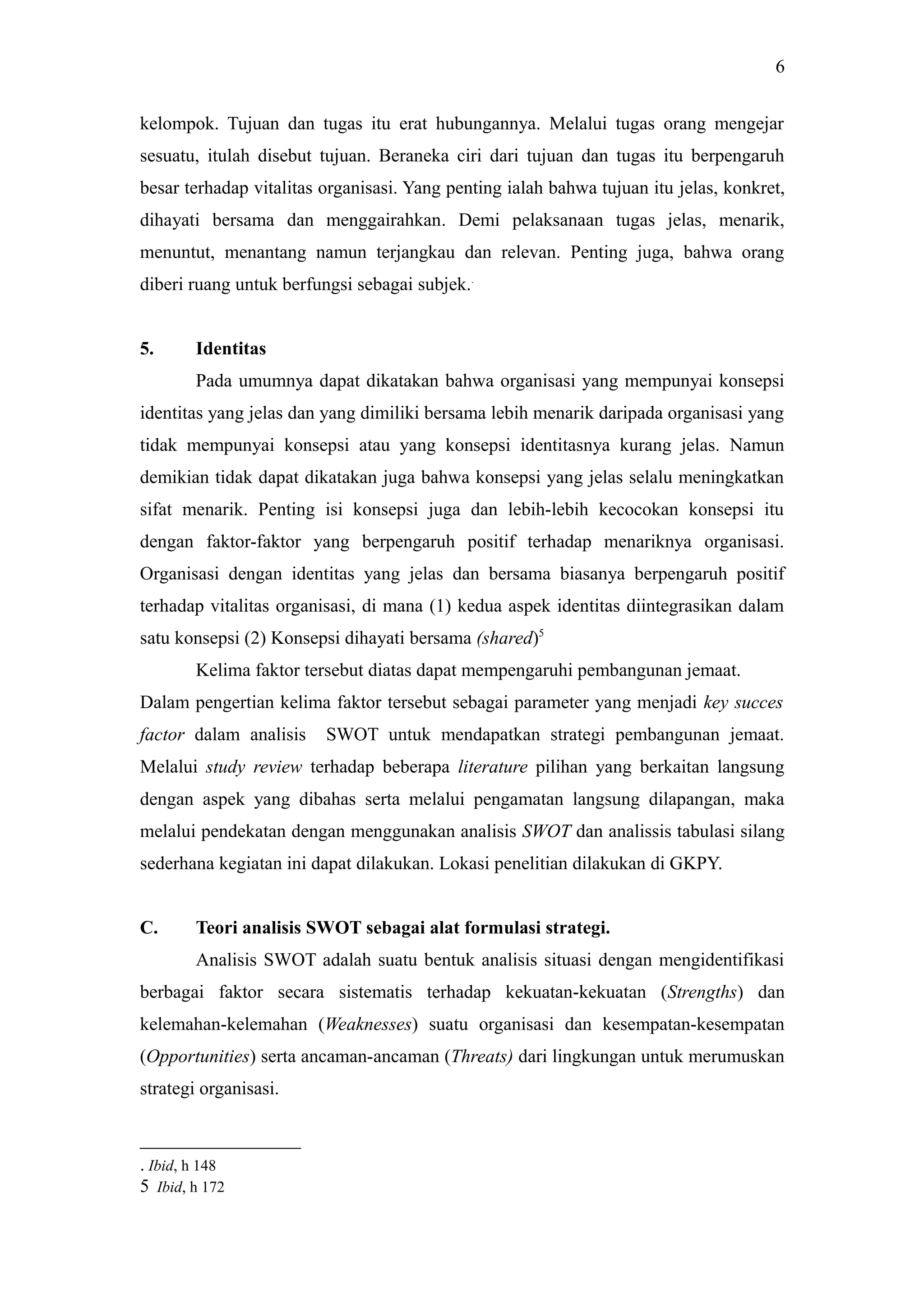 Teori swot & strategi | RTF