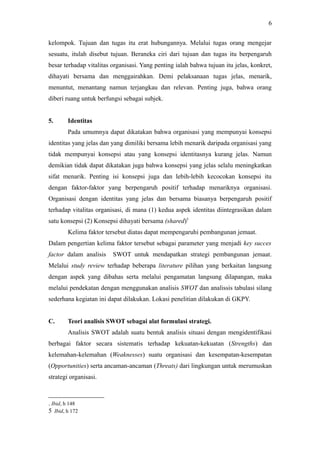 Teori swot & strategi | RTF