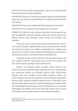 Teori swot & strategi | RTF