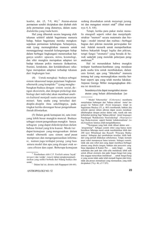 Teori teori kebudayaan | PDF