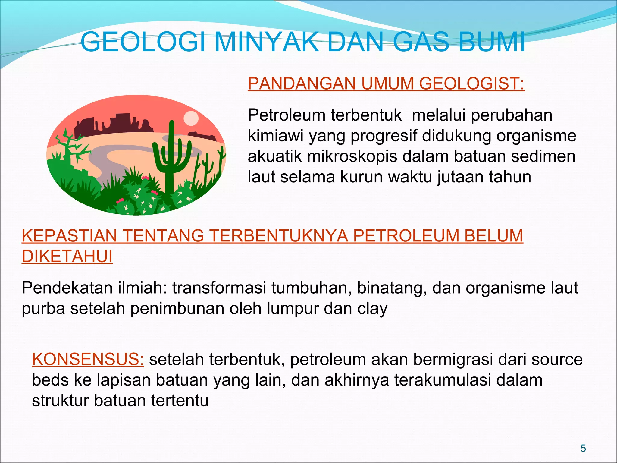 Teori terbentuknya migas | PPT