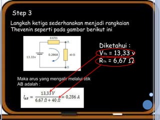 Teori thevenin | PPTX