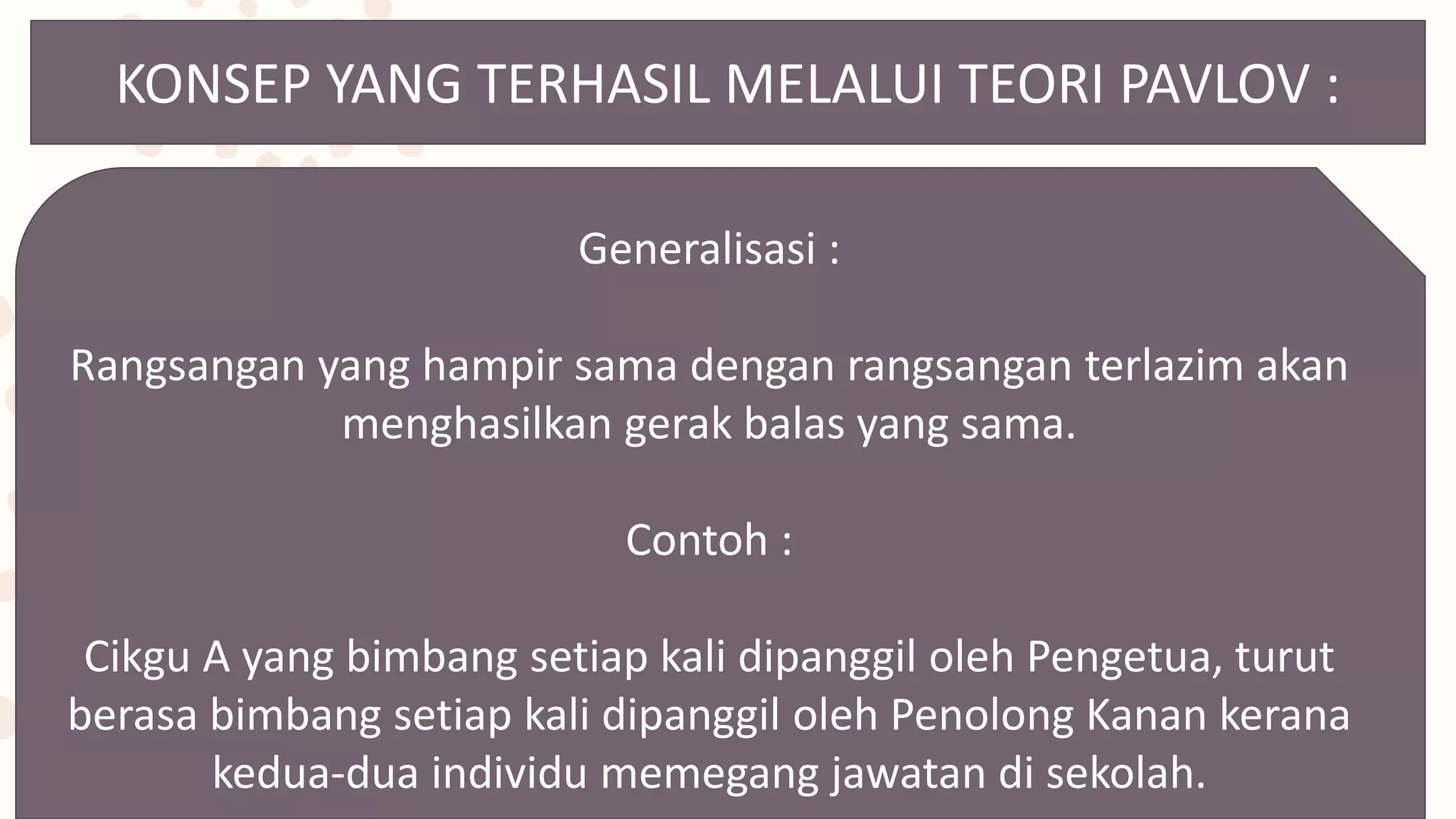 Teori tingkah laku ivan pavlov | PPTX
