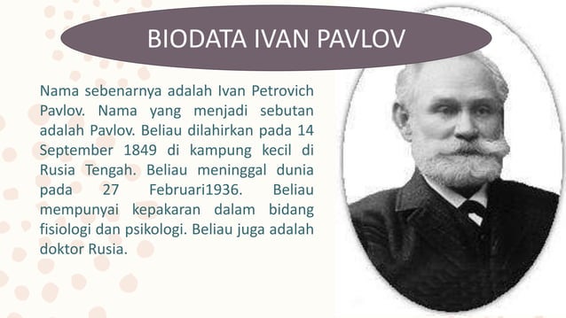 Teori tingkah laku ivan pavlov | PPTX