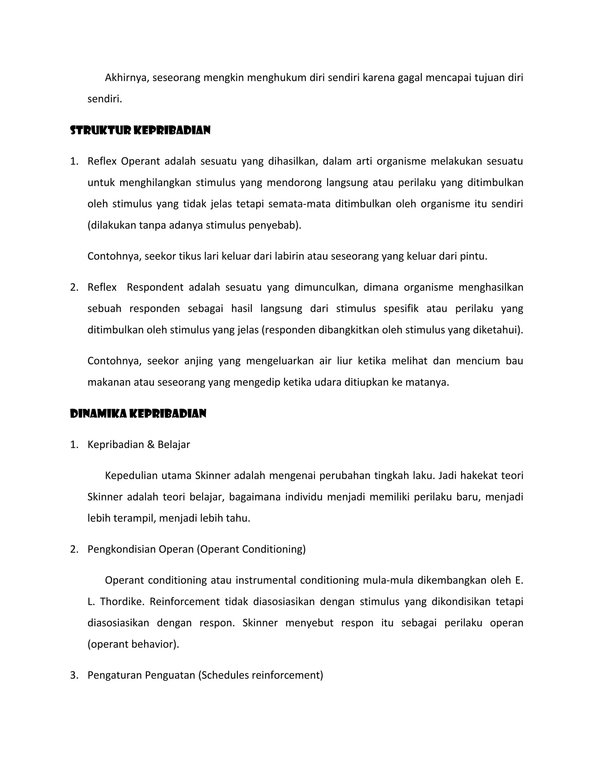 Teori Tokoh Psikologi | DOC