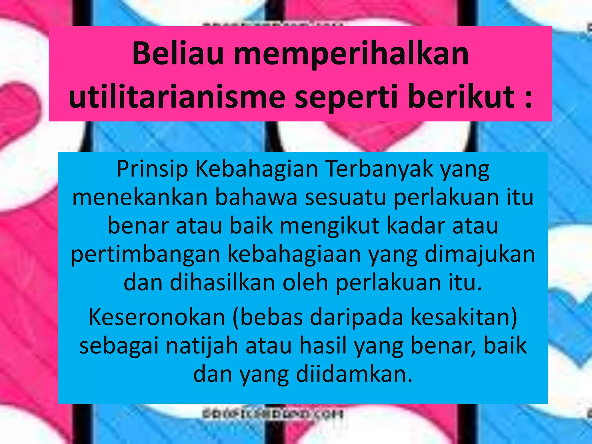 Teori utilitarianisme | PPTX