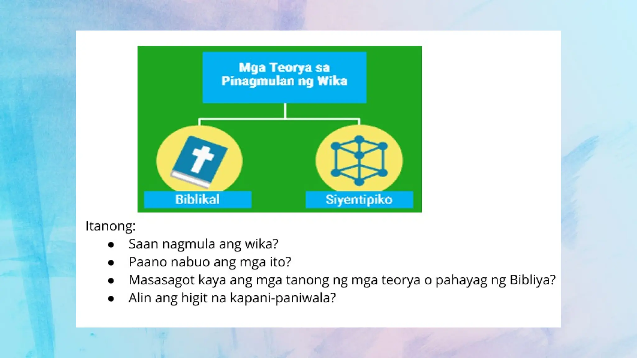 Teorya-ng-Wika-1.pptx mga antas Ng wika Ng pilipinas | PPT