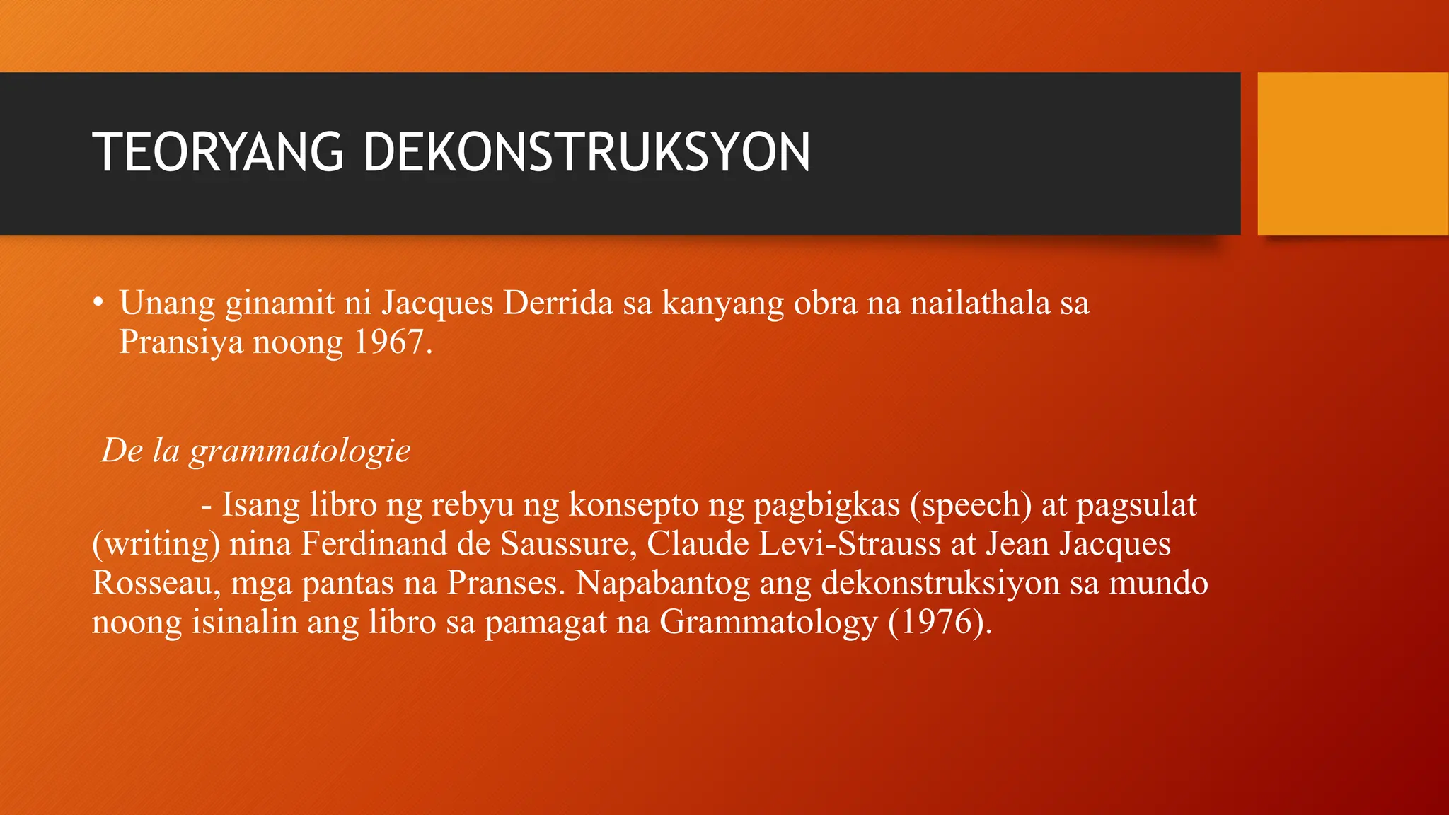 MGA IBA'T IBANG TEORYA TEORYANG-DEKONSTRUKSYON.pptx