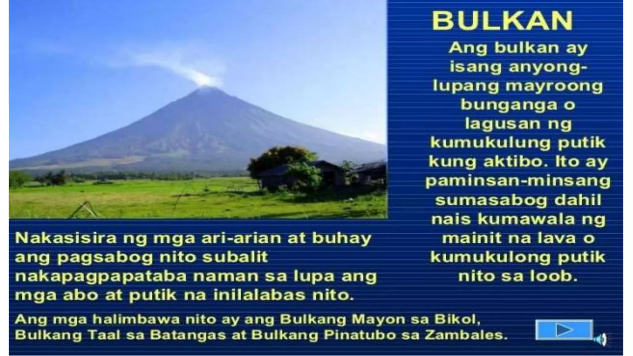 Teorya ng bulkanismo | PPTX