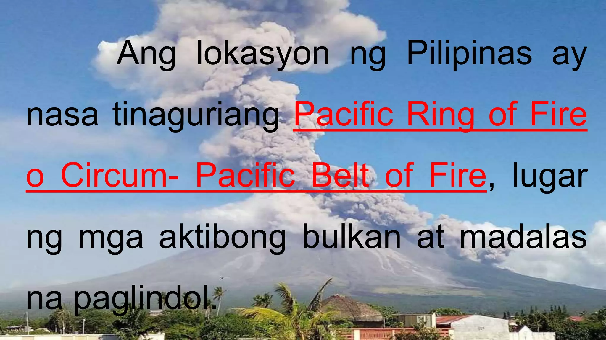 Teorya ng bulkanismo | PPTX