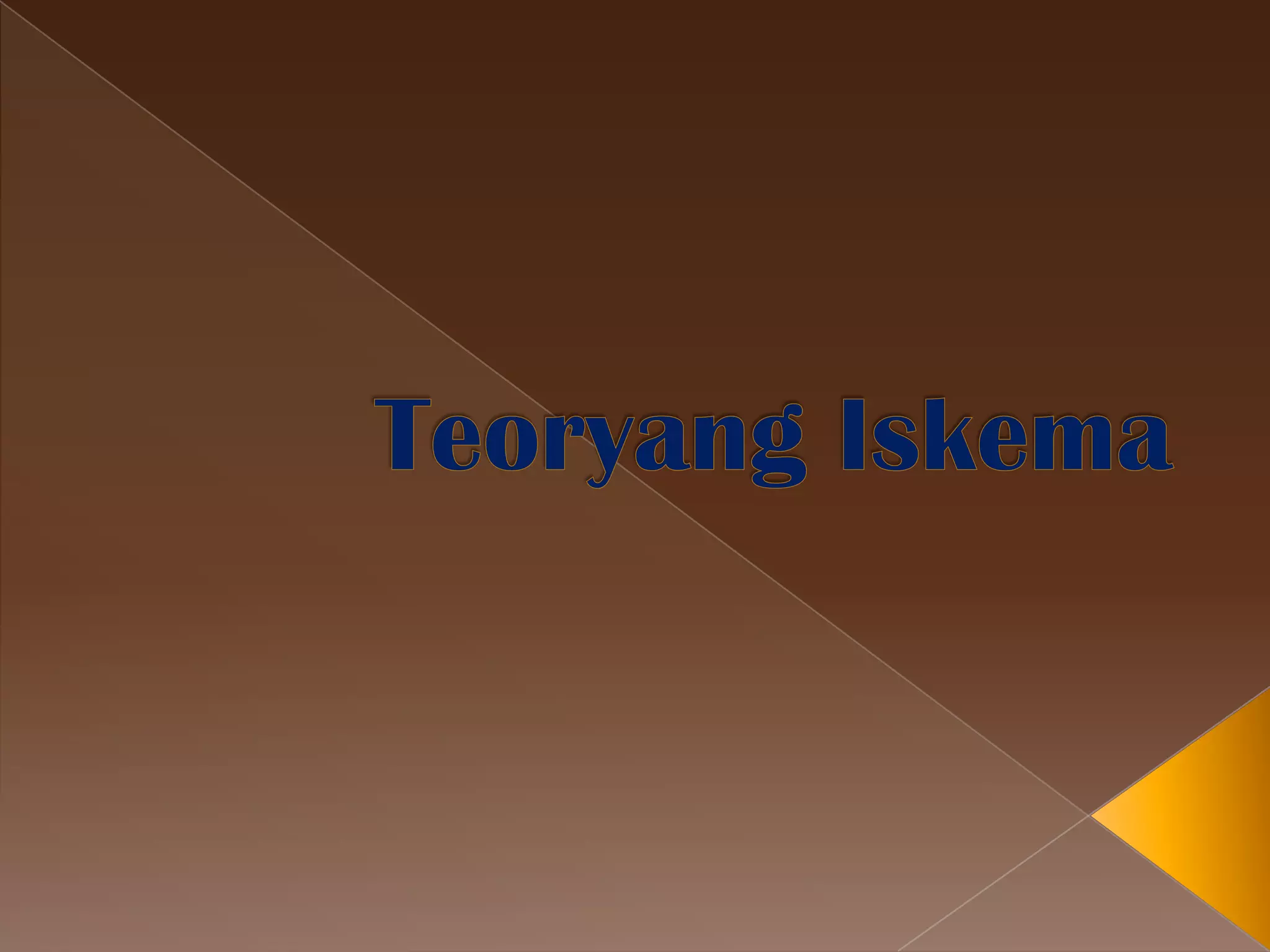 Teoryang iskema | PPTX