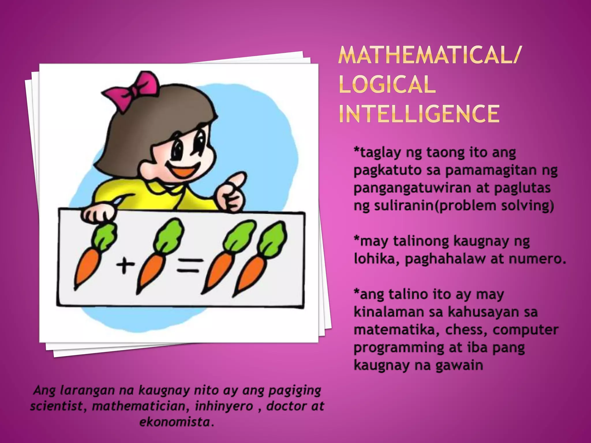 Teorya ng multiple_intelligences | PPTX