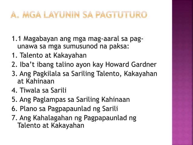 Teorya ng multiple_intelligences | PPTX