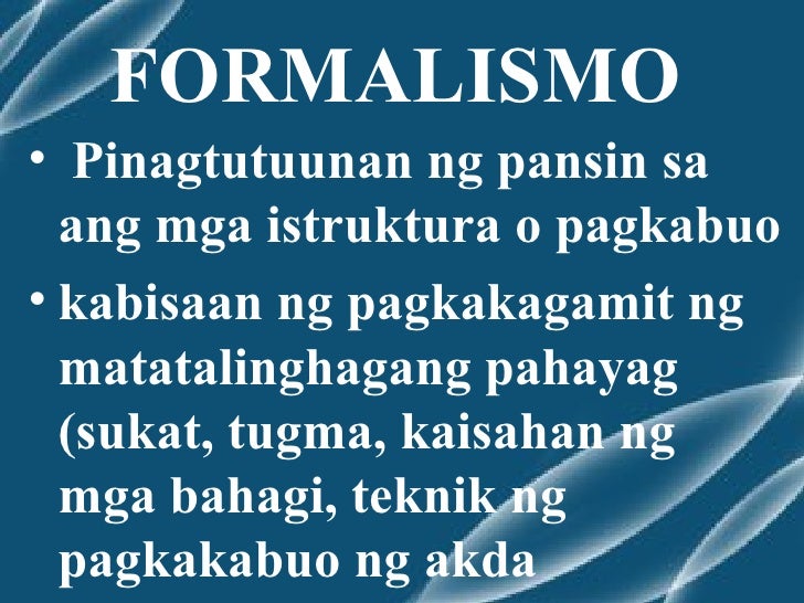 Teoryang Pampanitikan Handout 2