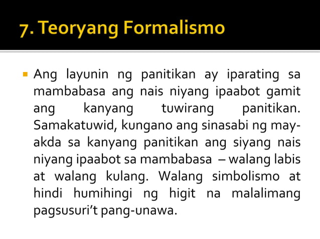 Teoryang Pampanitikan