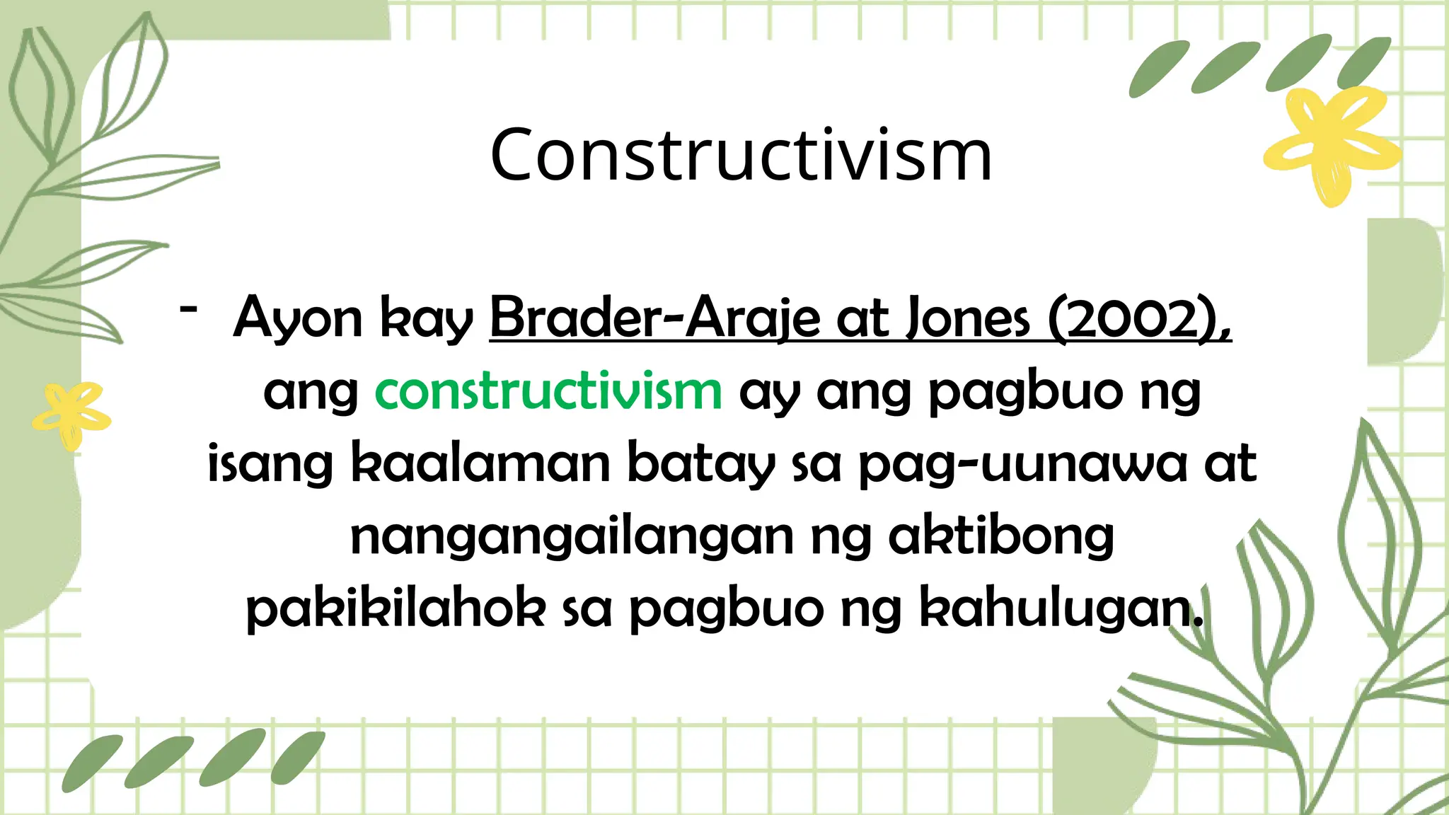TEORYA SA CONSTRUCTIVISM AT PAGTUTURO NG FILIPINO.pptx