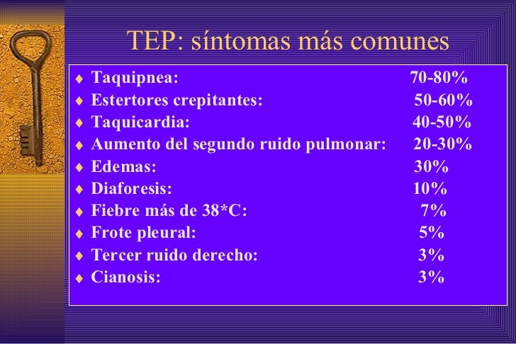 tromboembolismo pulmonar