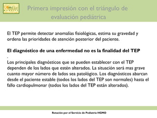 Triangulo Evaluación Pediatrica | PPT