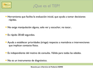 Triangulo Evaluación Pediatrica | PPT