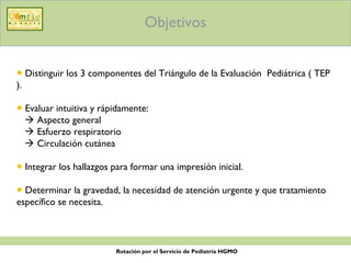Triangulo Evaluación Pediatrica | PPT