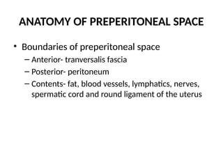 Total extraperitoneal repair for Inguinal Hernia.pptx