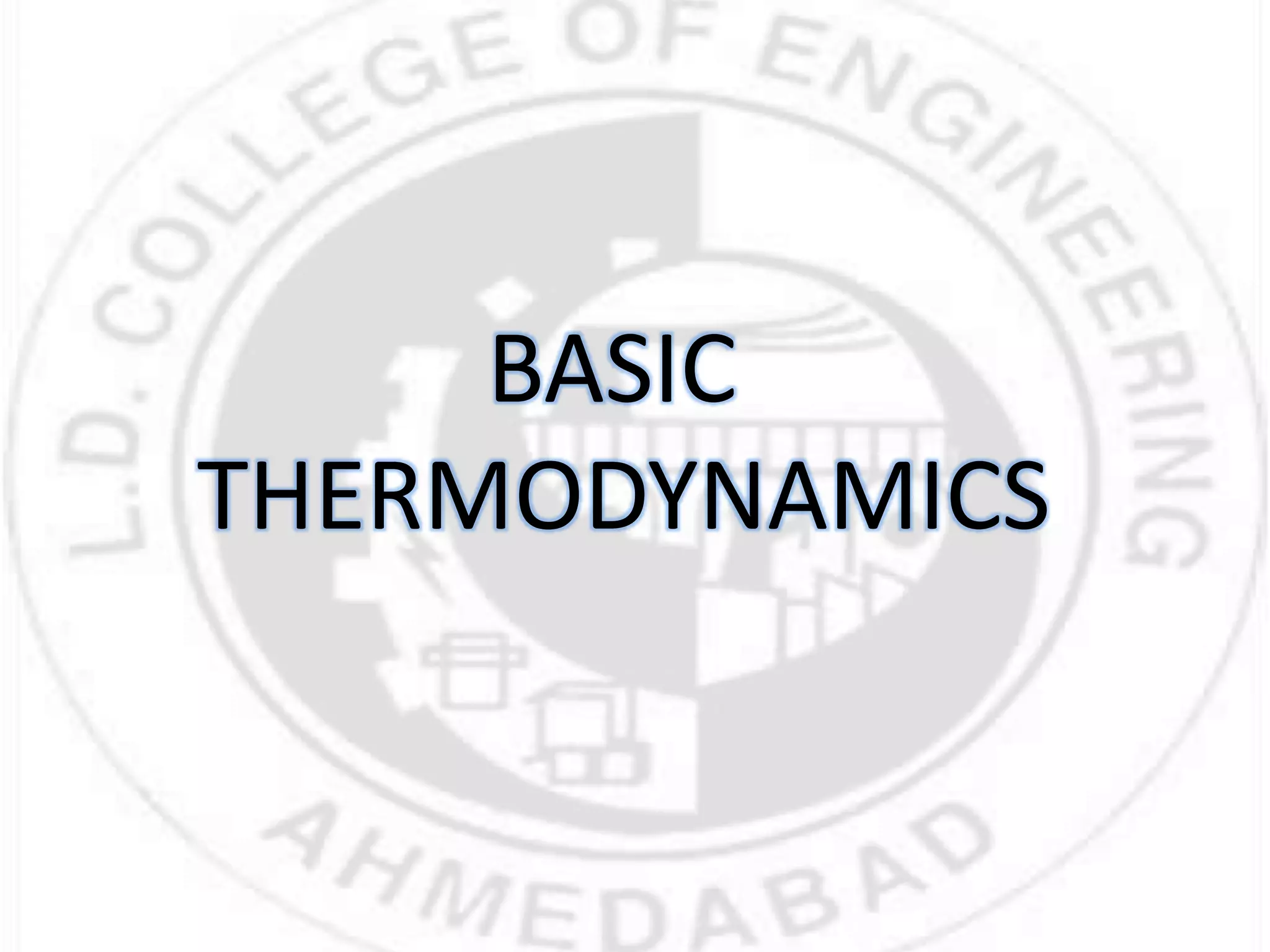 Basic thermodynamics | PPTX | Chemistry | Science