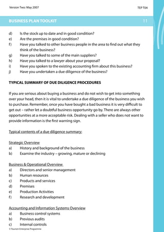 Tep business planning in tourism | PDF