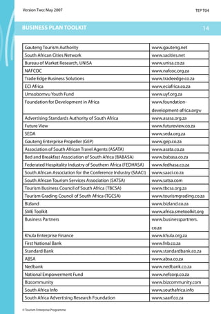 Tep business planning in tourism | PDF