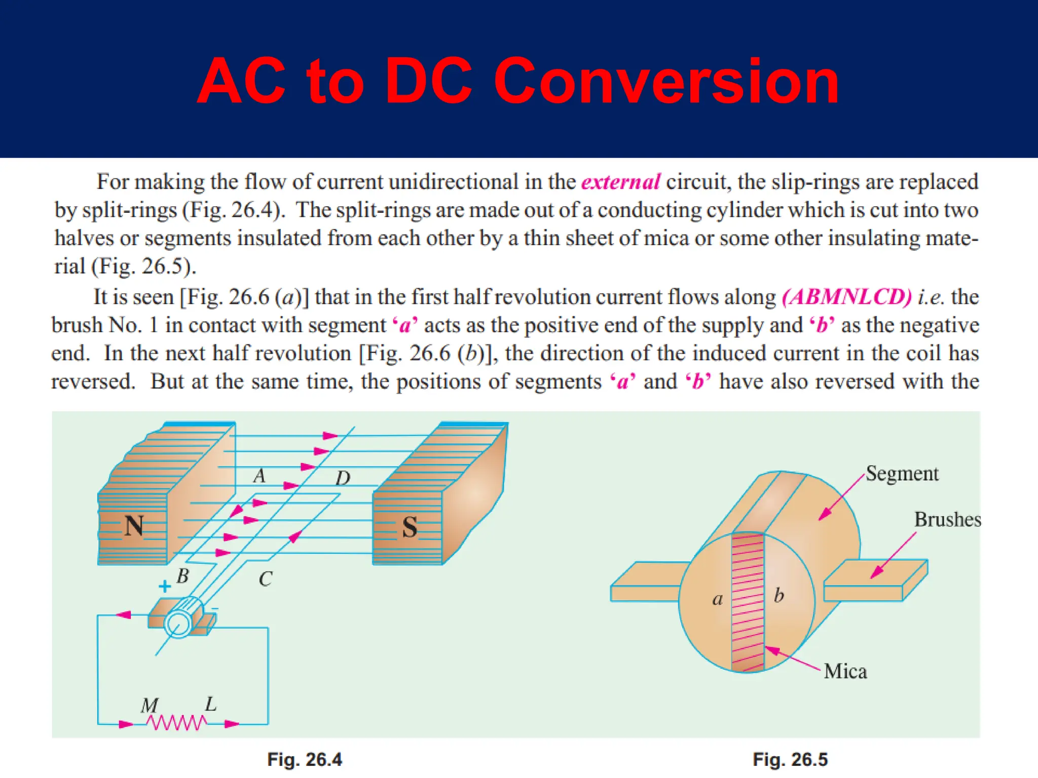 DC GENERATOR eee Principle of Operation of DC Generator Different Parts of a DC Generator and ...