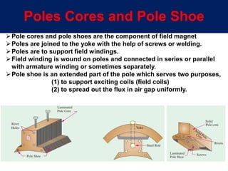 DC GENERATOR eee Principle of Operation of DC Generator Different Parts ...