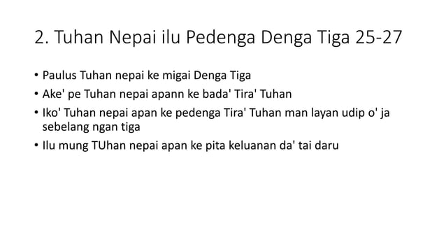 Tepai je maren lan | PPT