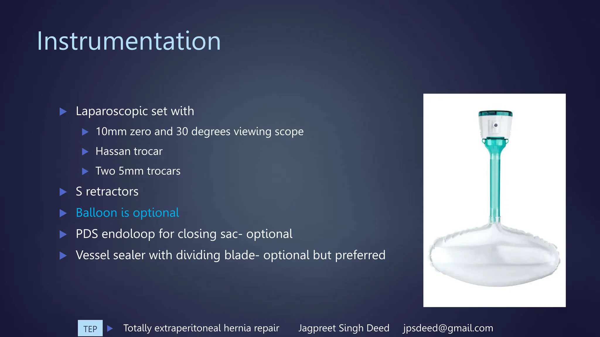 TEP Totally extraperitoneal inguinal hernia repair.pptx
