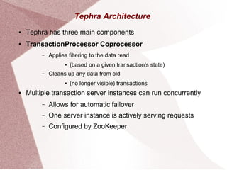 Apache Tephra | PDF