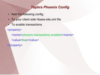 Apache Tephra | PPT