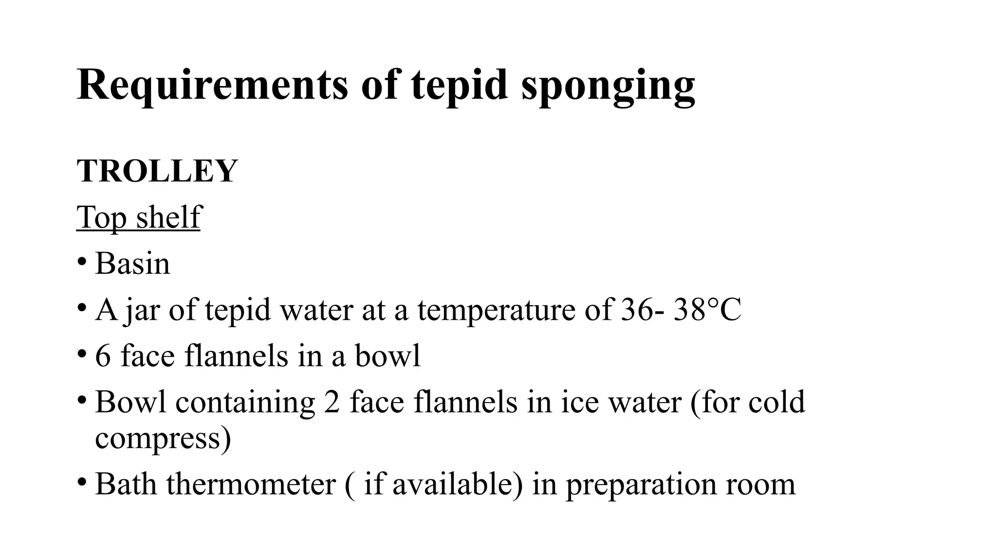 TEPID SPONGING.pptxgghhhghhfghhhgfhhggghg | PPTX