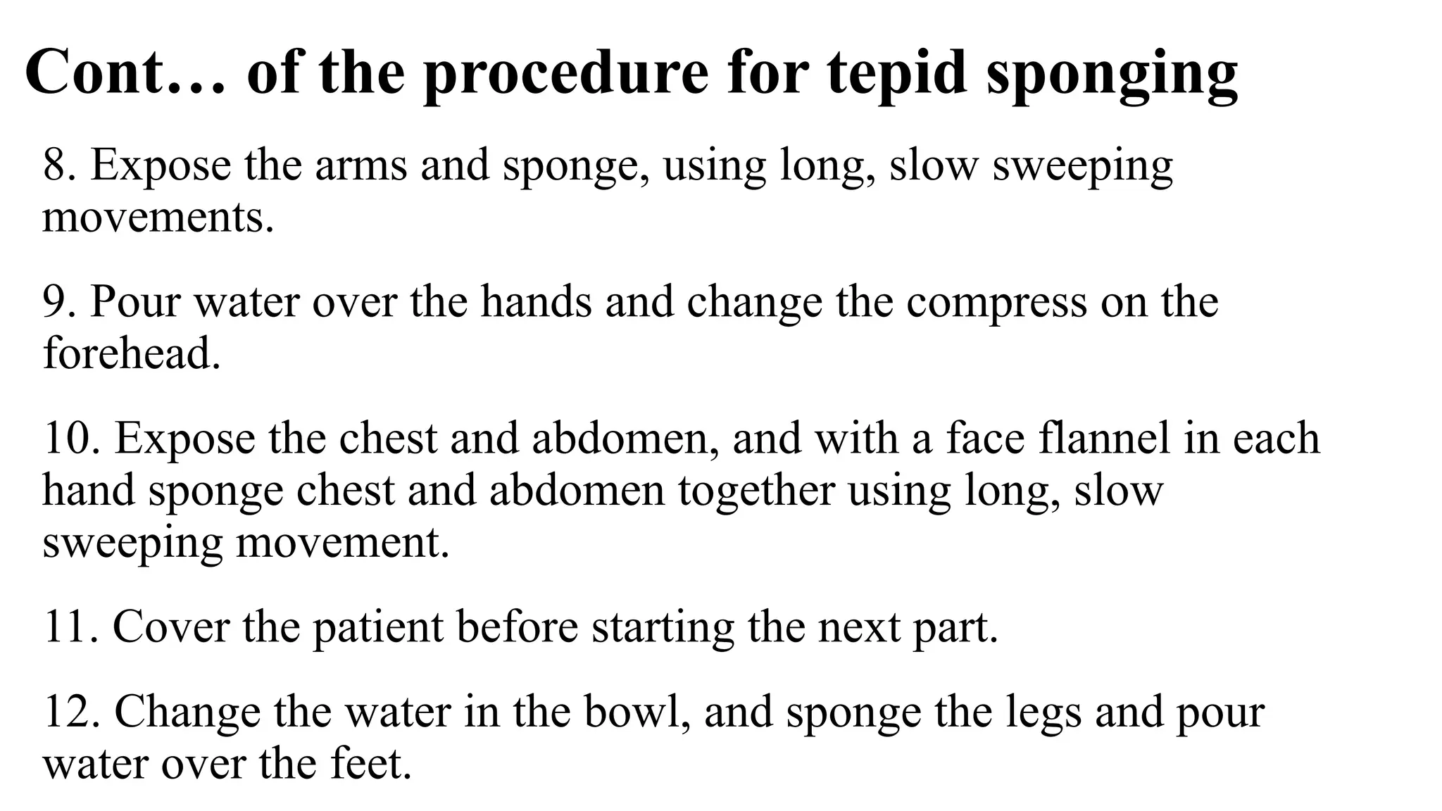 TEPID SPONGING.pptxgghhhghhfghhhgfhhggghg | PPTX