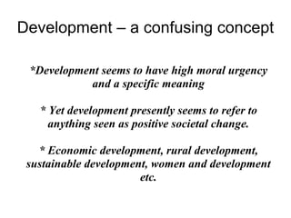 What is development? | PPT