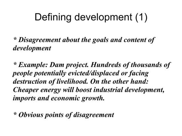 What is development? | PPT | Debated Sensitive Social Issues ...