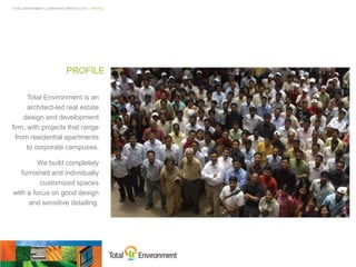 Total Environment Company Profile | PPTX