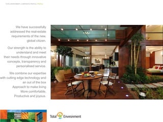 Total Environment Company Profile | PPTX