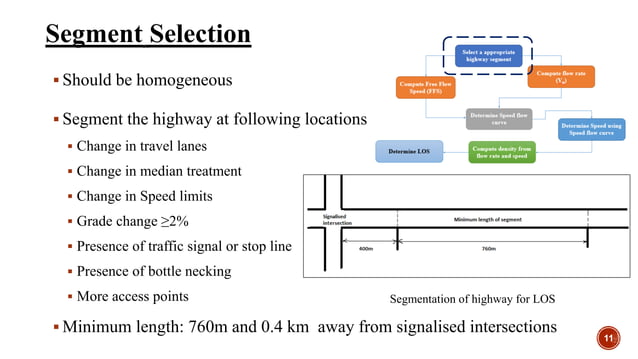 Capacity and LOS of Multi-Lane HIghways | PPTX