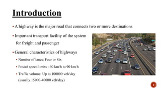 Capacity and LOS of Multi-Lane HIghways | PPTX