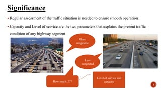 Capacity and LOS of Multi-Lane HIghways | PPTX