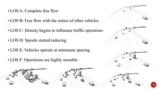 Capacity and LOS of Multi-Lane HIghways | PPTX