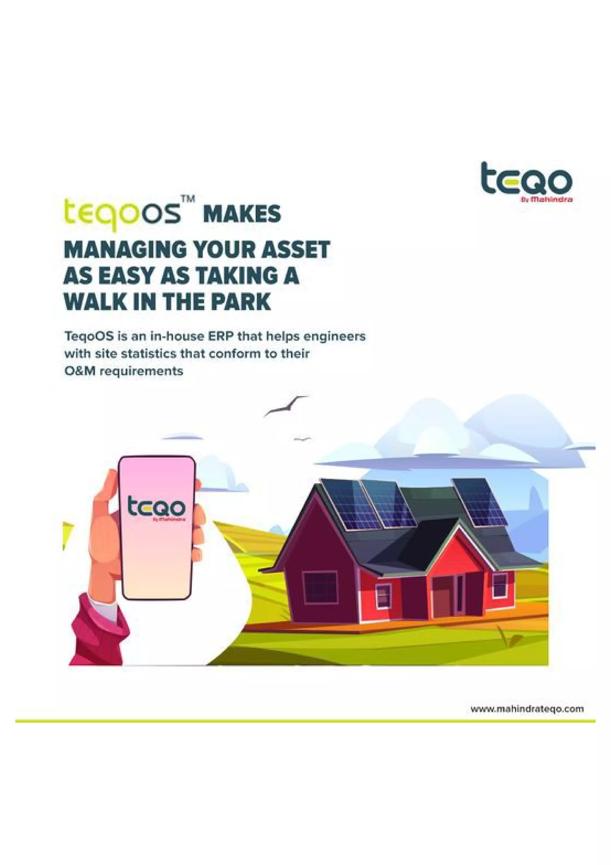 TeqoOS - Mahindra Teqo | PDF