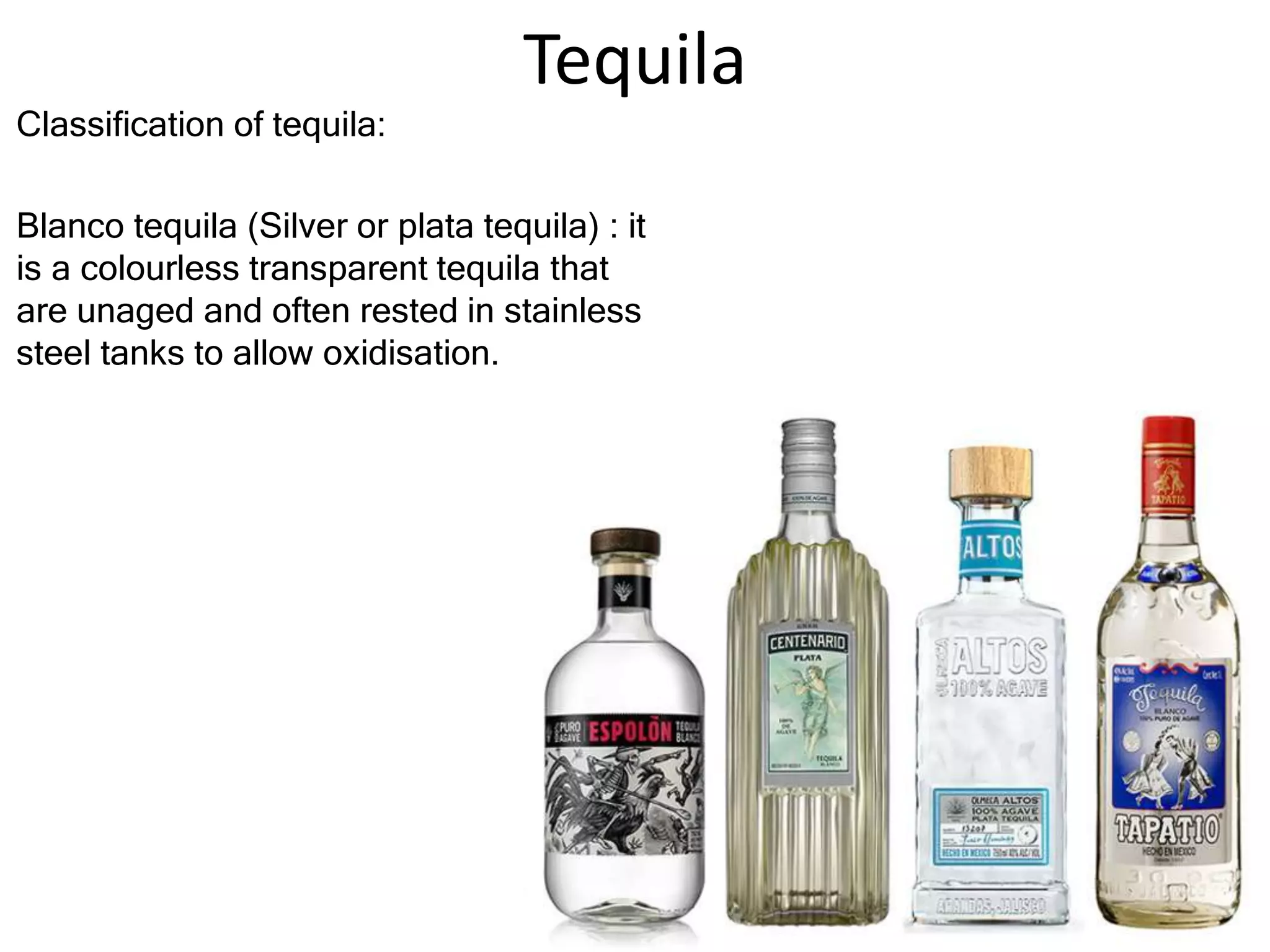 Tequila production and its types | PPTX