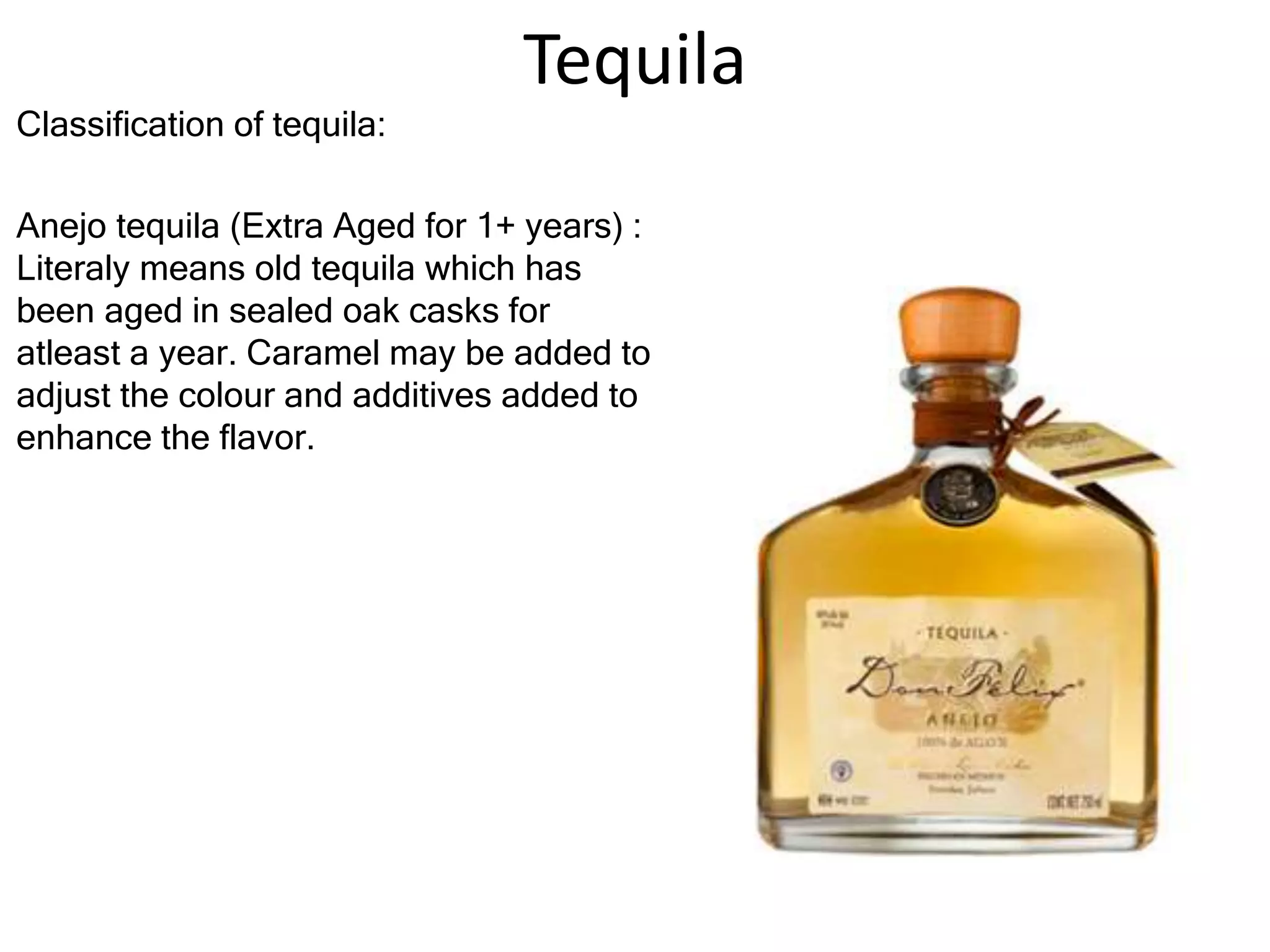 Tequila production and its types | PPTX