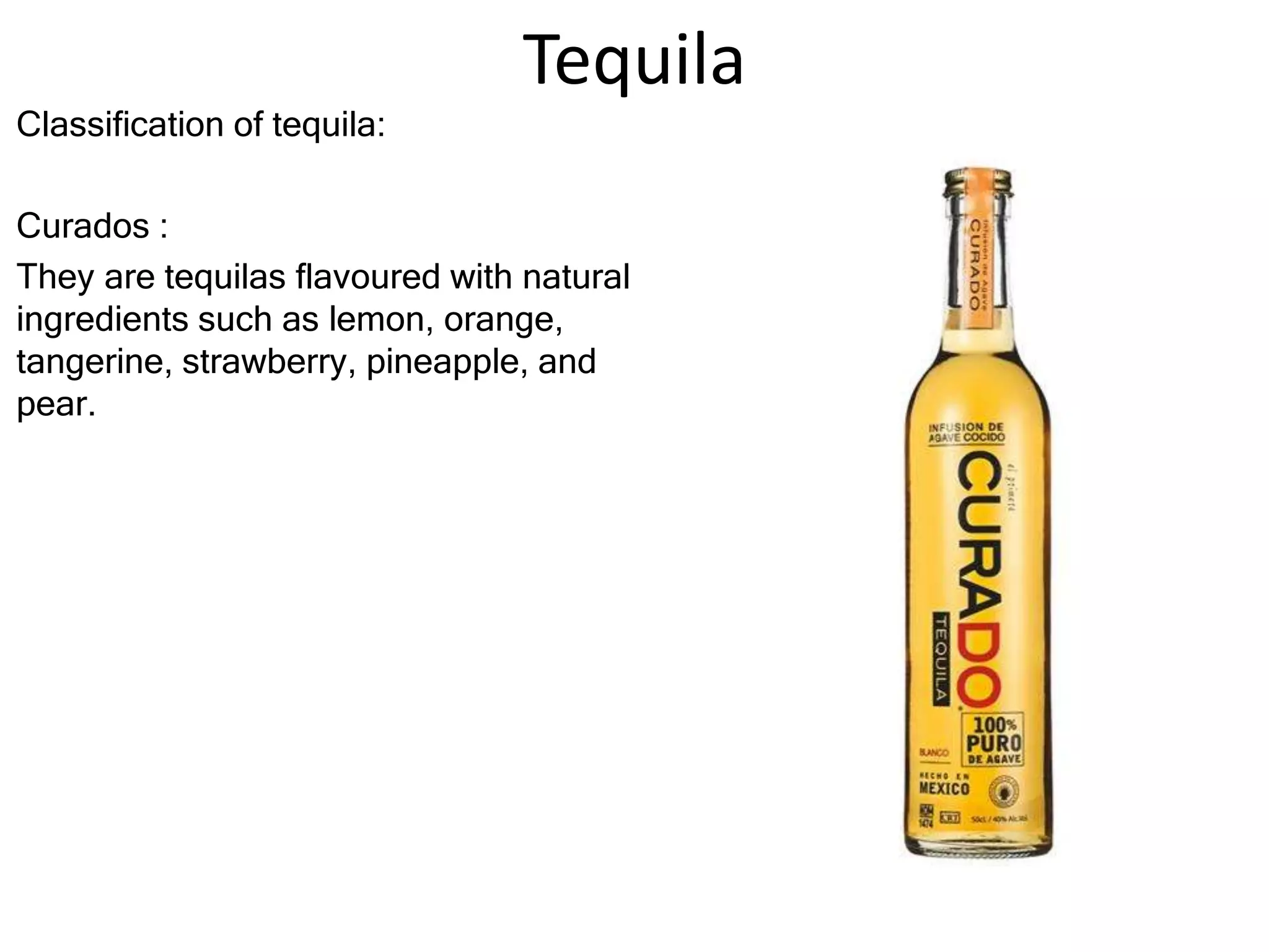 Tequila production and its types | PPTX