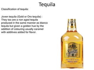 Tequila production and its types | PPTX